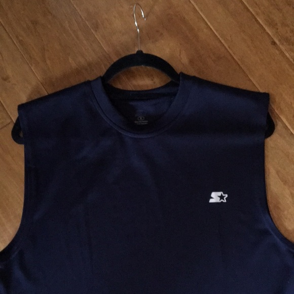 STARTER | Shirts | Starter Dristar Poly Mesh Mens Sleeveless Shirt ...